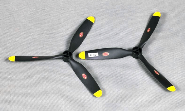 Propeller 9x6.5 3-Blades set 1400mm B-25* Disc