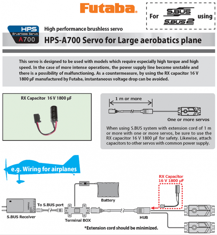 HPS-AA702 Flygservo 41kg 0.075s HV/S.BUS2