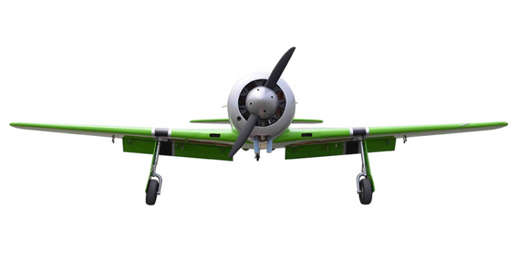 YAK-11 Reno Racer Perestroika 1800mm 35cc Gas Grön El-landställ ARF