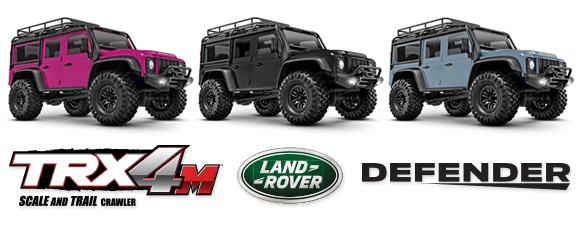 Three new colors for the TRX-4M Defender