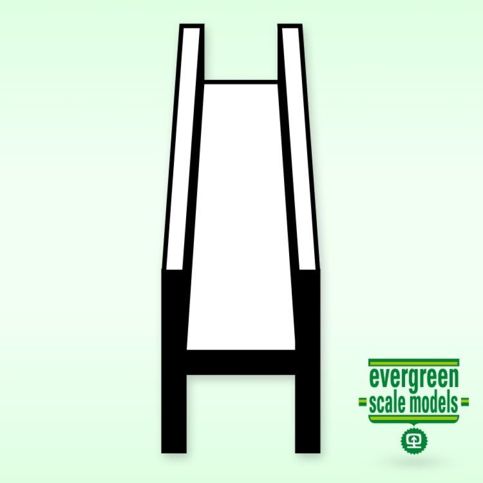 H-beam (.100") 2.5x350 mm (4)