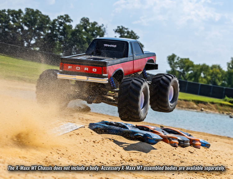 Body X-Maxx MT Ford F-150 Red/Black