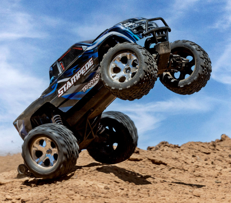 Stampede 2WD 1/10 RTR TQ BL-2s HD Blue